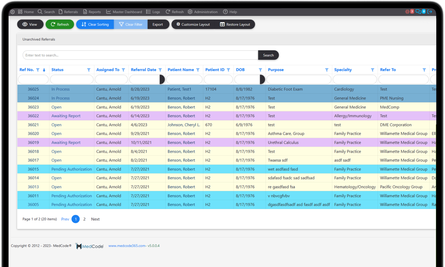 Referral Dashboard®